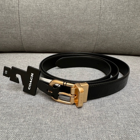 Coach | Accessories | Coach Classic Buckle Cut To Size Reversible Belt ...